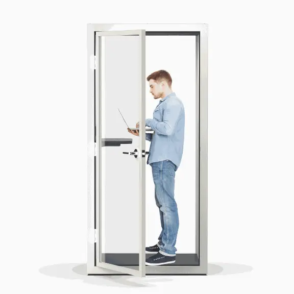 Decibel Single | Acoustic Office Phone Booth | Spaceworx®