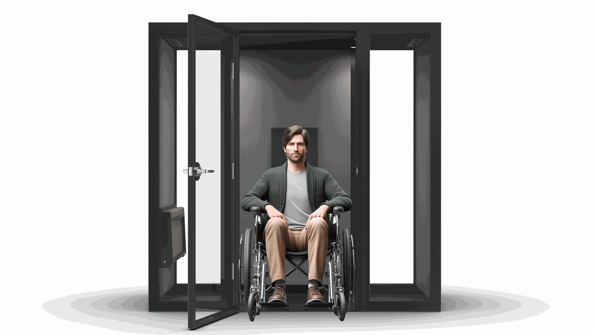 Decibel ADA | Handicap & Wheelchair Accessible Booth | Spaceworx®