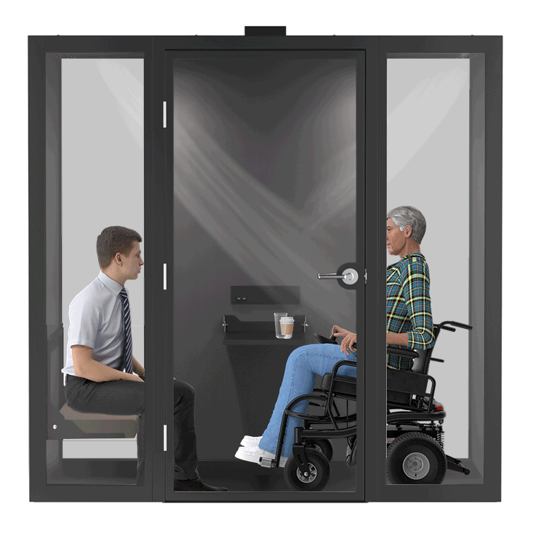 Decibel ADA | Handicap & Wheelchair Accessible Booth | Spaceworx®